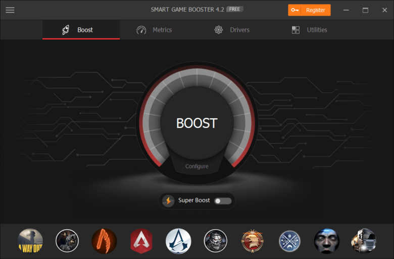 Smart Game Booster Review: Game Boost, CPU and GPU overclocking, monitoring