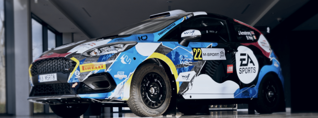 EA Sports sponsors Jon Armstrong for the WRC 2022 Junior title