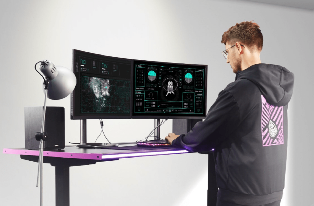 Cooler Master: announced the new monitors and ARGB Gaming Desk