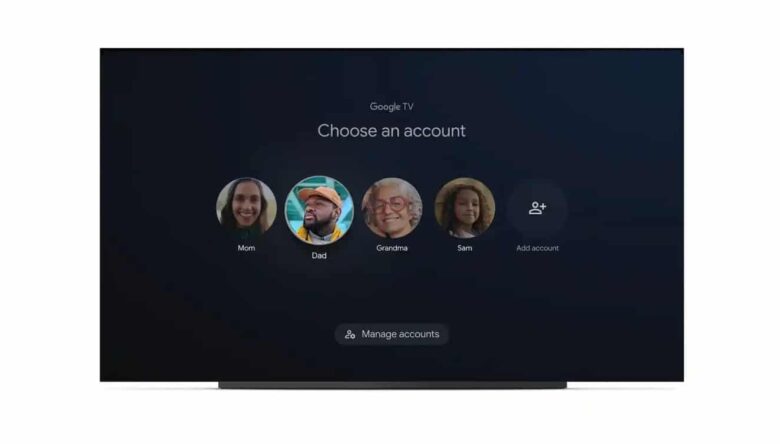 Google TV: profiles arrive with a new update