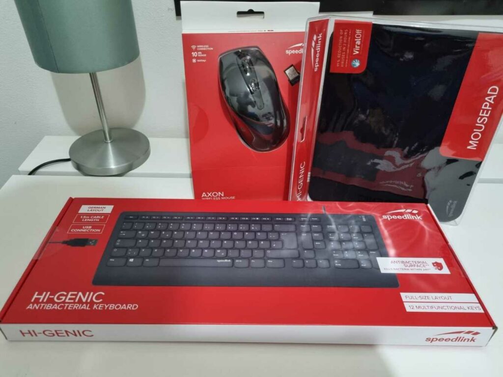 Speedlink HI-GENIC series review: antibacterial hardware products