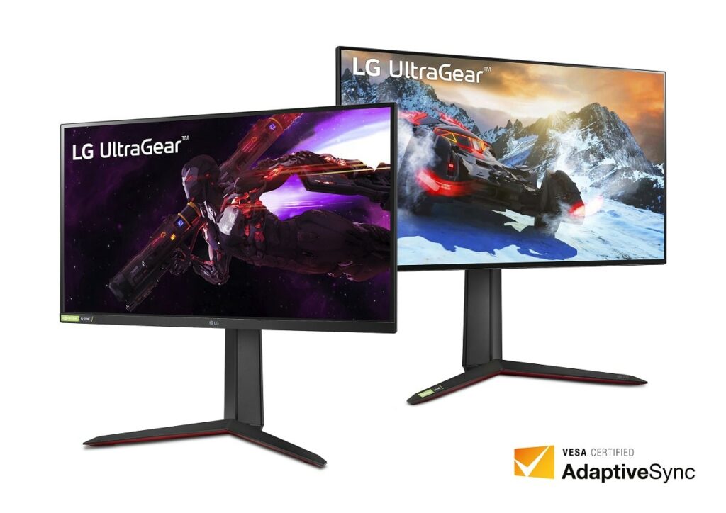 LG UltraGear monitors are the first VESA AdaptiveSync Display certified