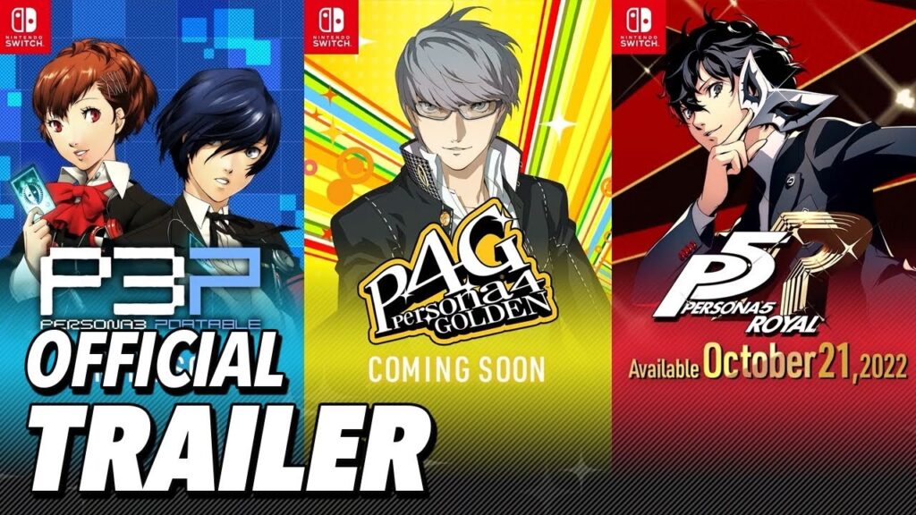 Three chapters of the Persona series arrives on Nintendo Switch