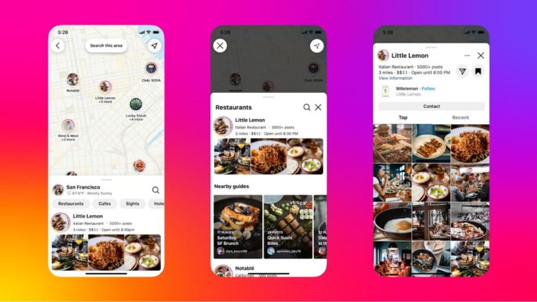 With Instagram maps it is now easier to find the places you want
