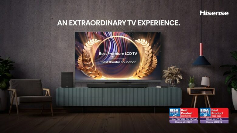 Hisense, double prize at the EISA Awards 2022