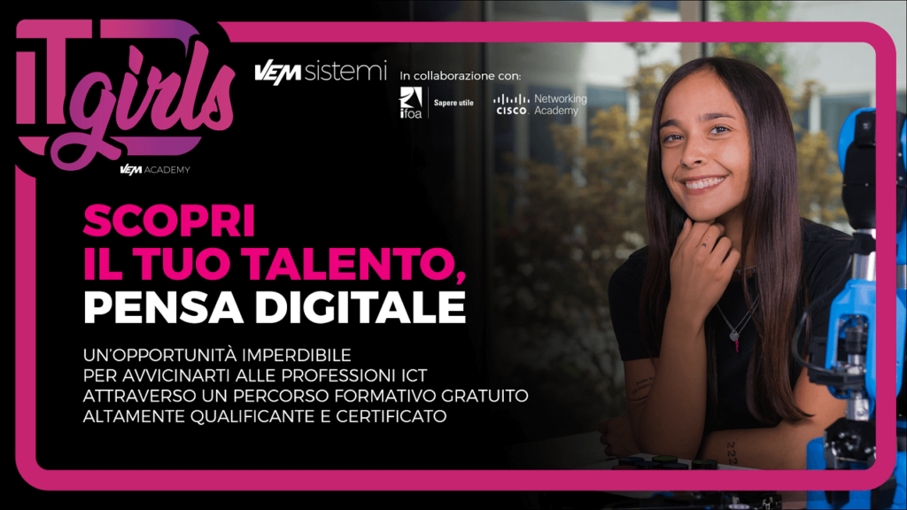 IT Girls is the training project of VEM systems: here are the details