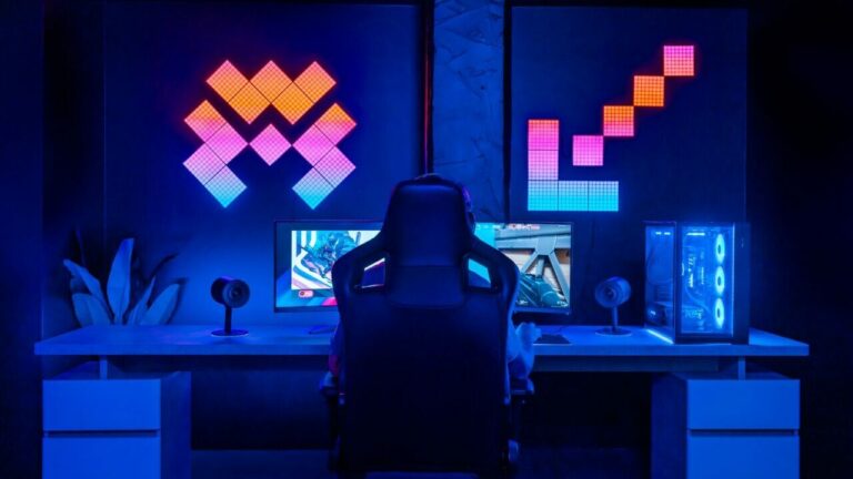 Twinkly lights to make gaming stations unique