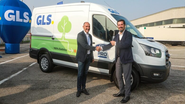 Ford for green deliveries: electric E-Transit on test at GLS Italy
