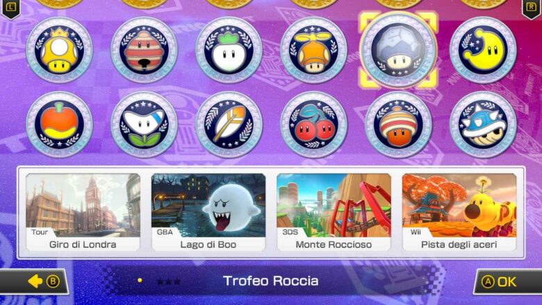 Mario Kart 8 Deluxe: Driving Tracks and Tracks (Part 17, Rock Trophy)