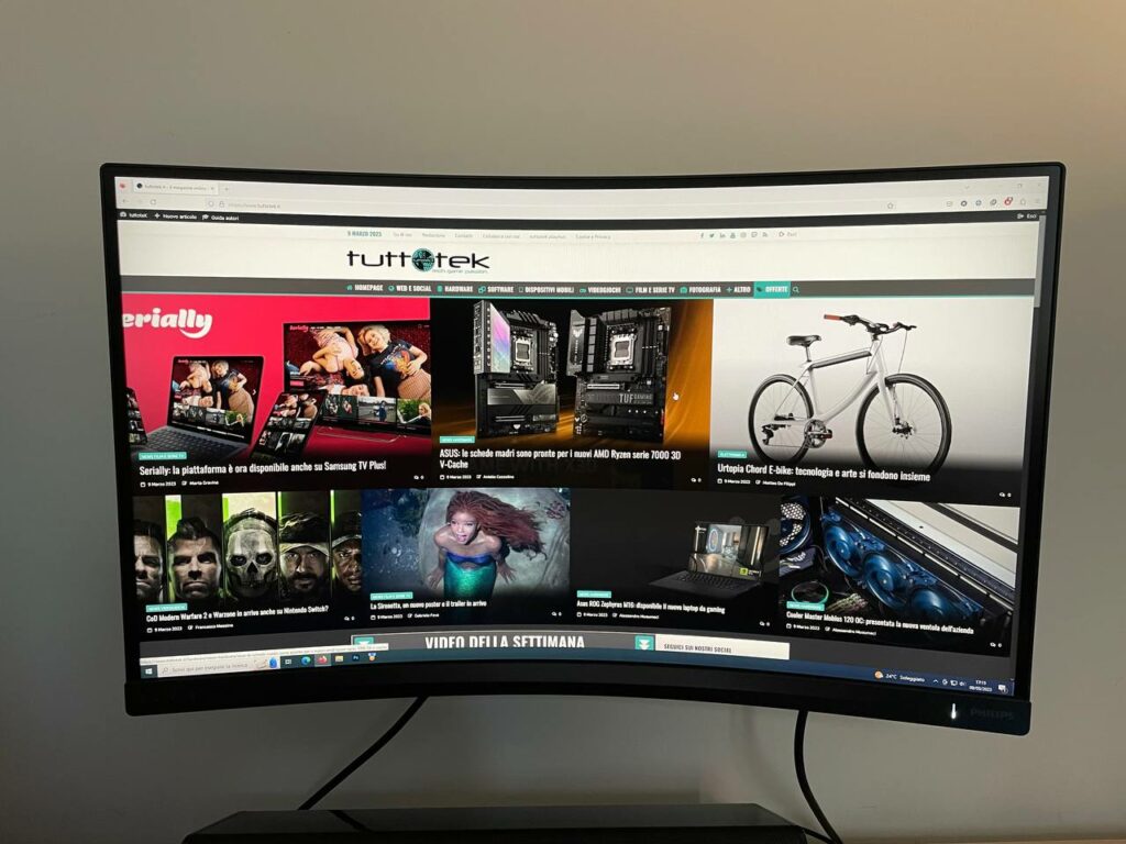 Philips Evnia 27M2C5500W review: a 2K monitor with a high refresh rate