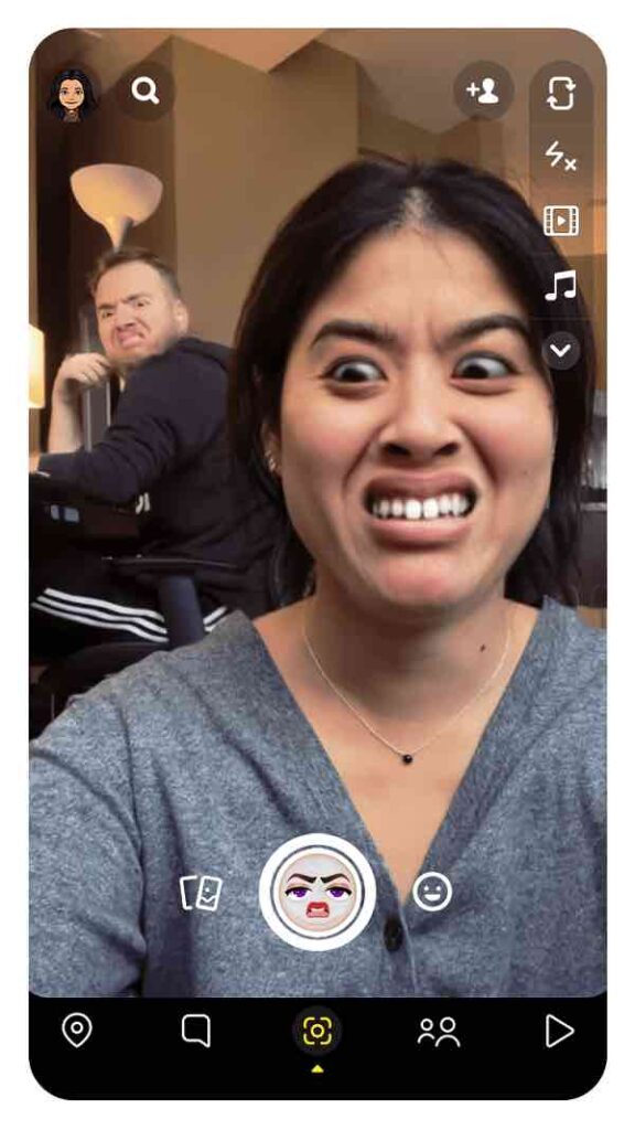 Disgust is Snapchat's new AR Lens—that's what it's all about