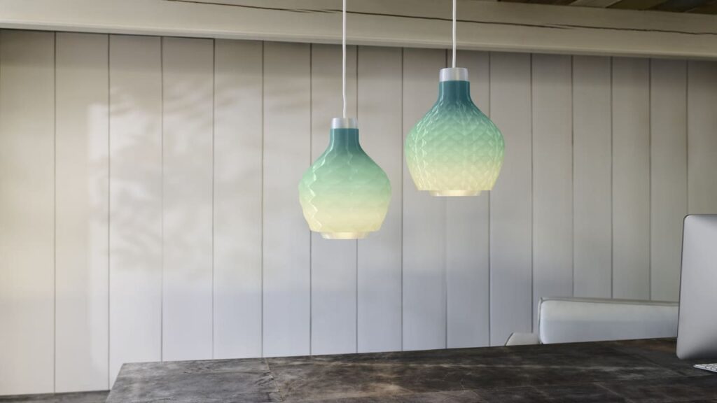 Sustainable and 3D printed lamps: the novelties of Signify at Milan ...