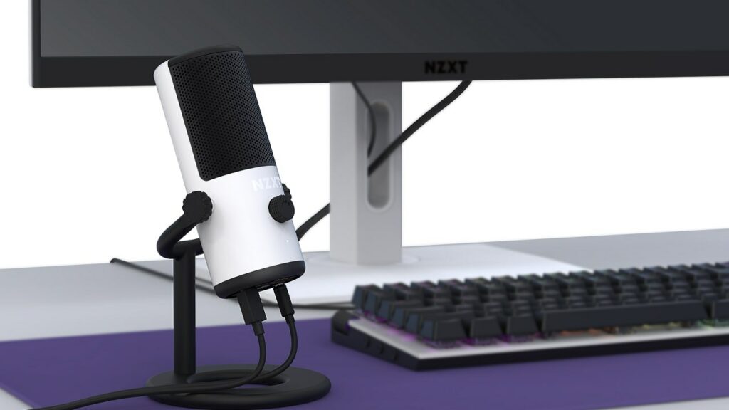 NZXT introduces the Capsule Mini USB Microphone and Boom Arm Mini
