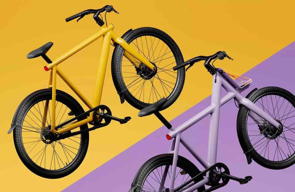 VanMoof launches two new bikes S4 and X4: minimal and colorful