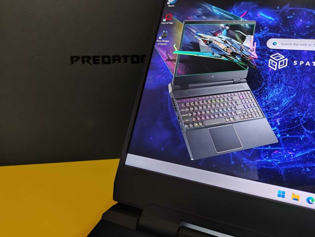 Acer Predator Helios 3D 15: hands-on del notebook gaming 3D