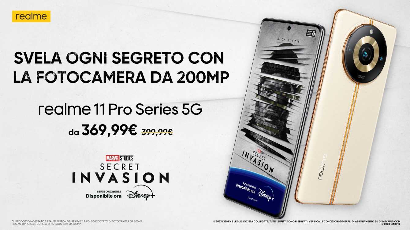 Realme 11 Pro Series x Marvel: partnership per ‘Secret Invasion’