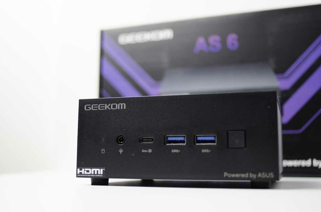 GEEKOM AS6: a mini PC with GPU to match