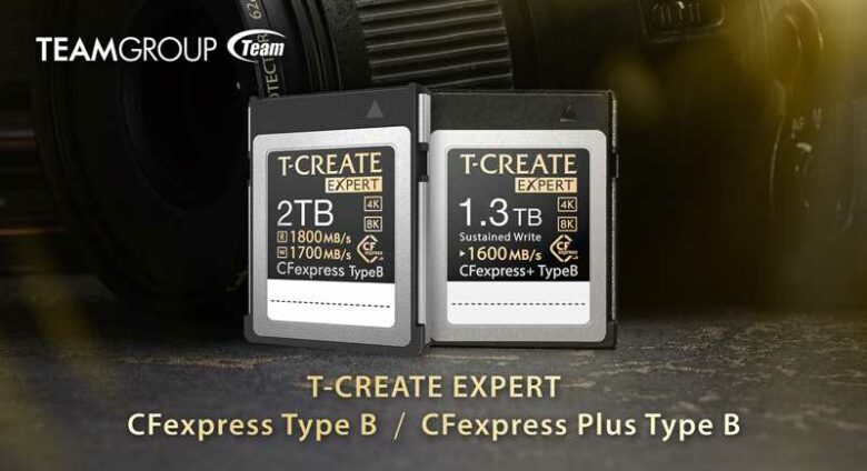 Teamgroup: here are the new T-CREATE EXPERT CFexpress Plus and CFexpress Type B