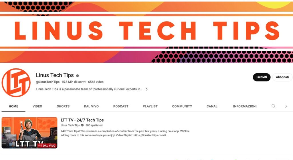 That's why the Linus Tech Tips YouTube channel suspended itself for a week