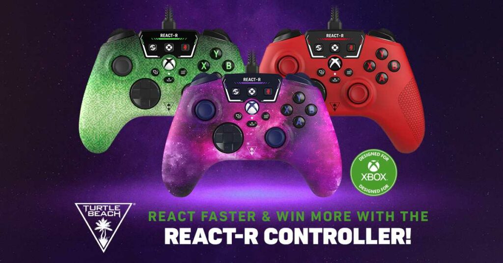 Turtle Beach introduces three new color options for React-R