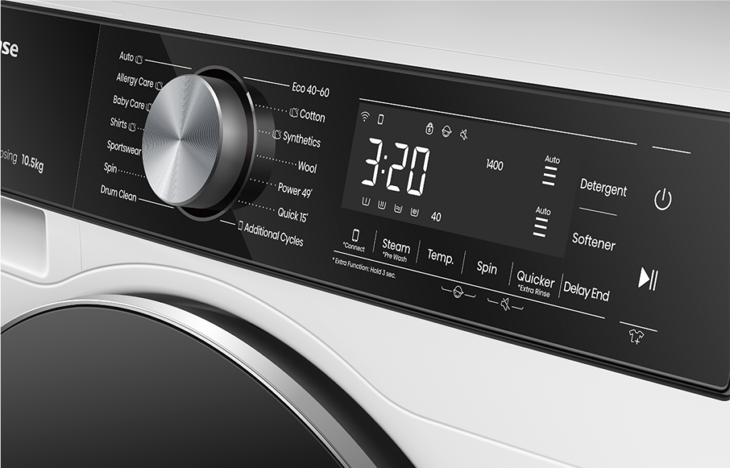 Hisense Series 5s: the washing machine becomes smart