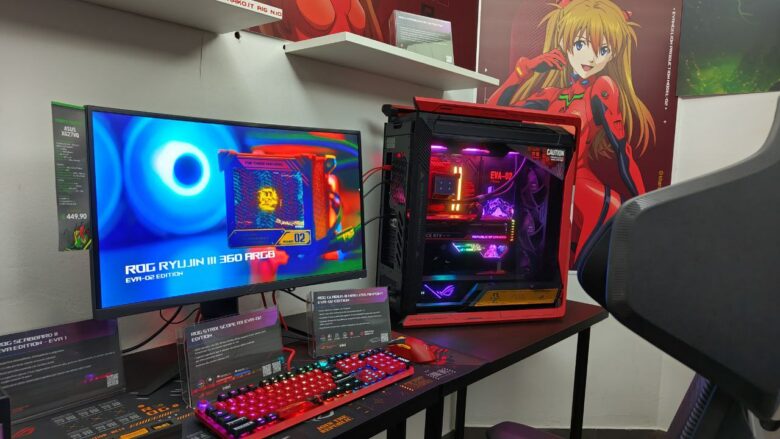 The ROG X Evangelion line dedicated to Asuka's EVA-02 arrives in Italy ...