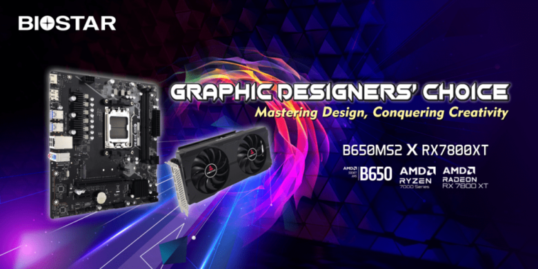 BIOSTAR presents the B650MS2 motherboard and the BIOSTAR AMD Radeon ...