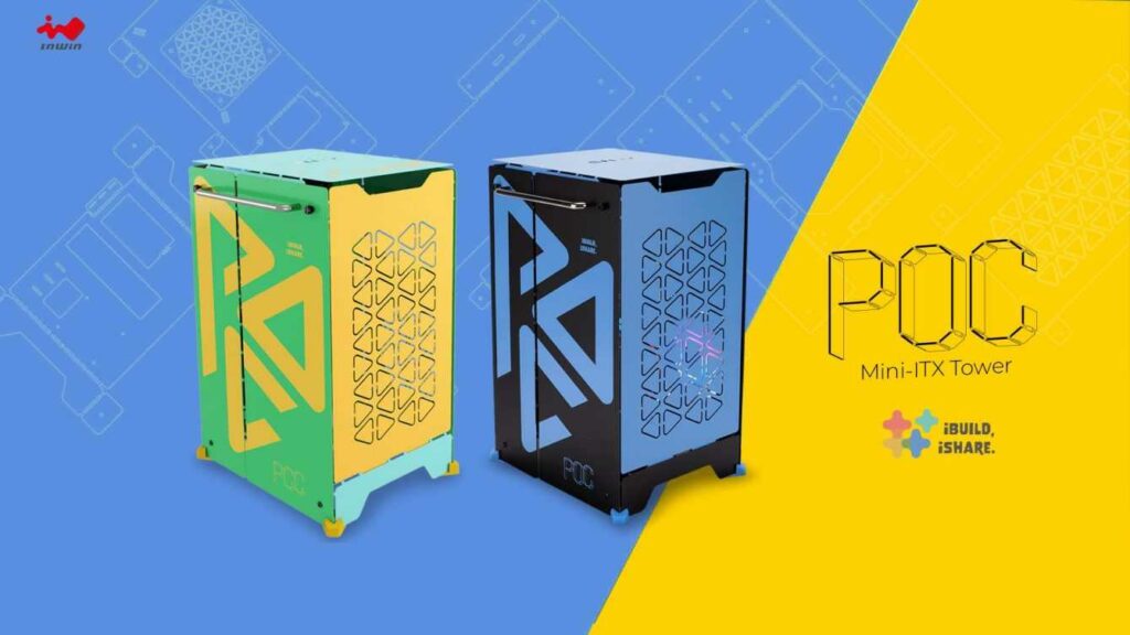 InWin: presented the new POC Mini-ITX Torre foldable case