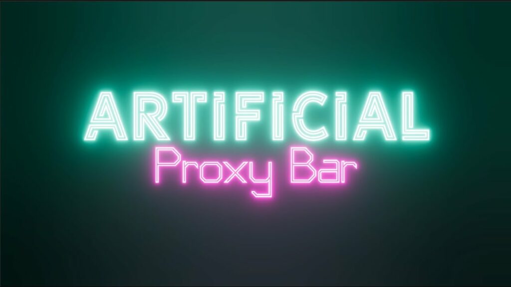 Artificial Proxy Bar: The Italian video game with artificial intelligence