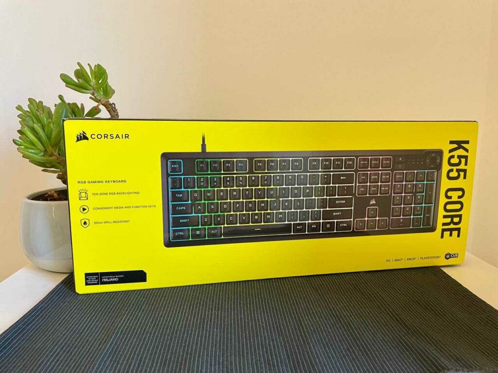 Corsair K55 Core review: membrane keyboard that convinces