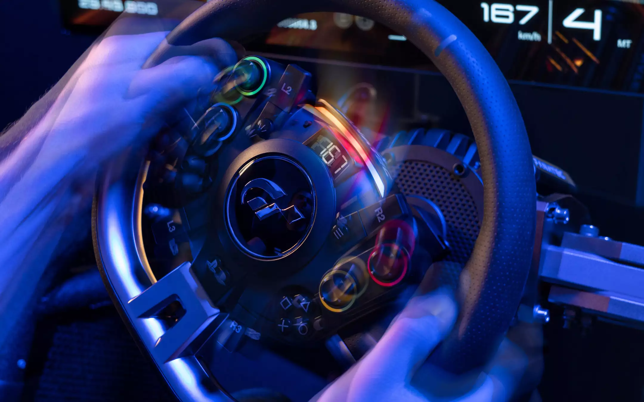 What is a direct drive steering wheel?