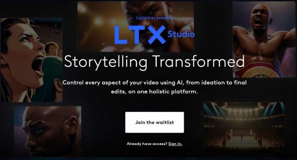 LTX Studio: the new video editing AI challenges Sora