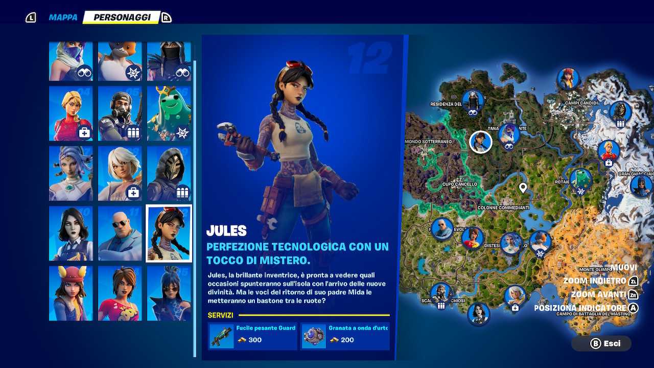 Fortnite: Chapter 5, Season 2 – locations of NPCs and characters