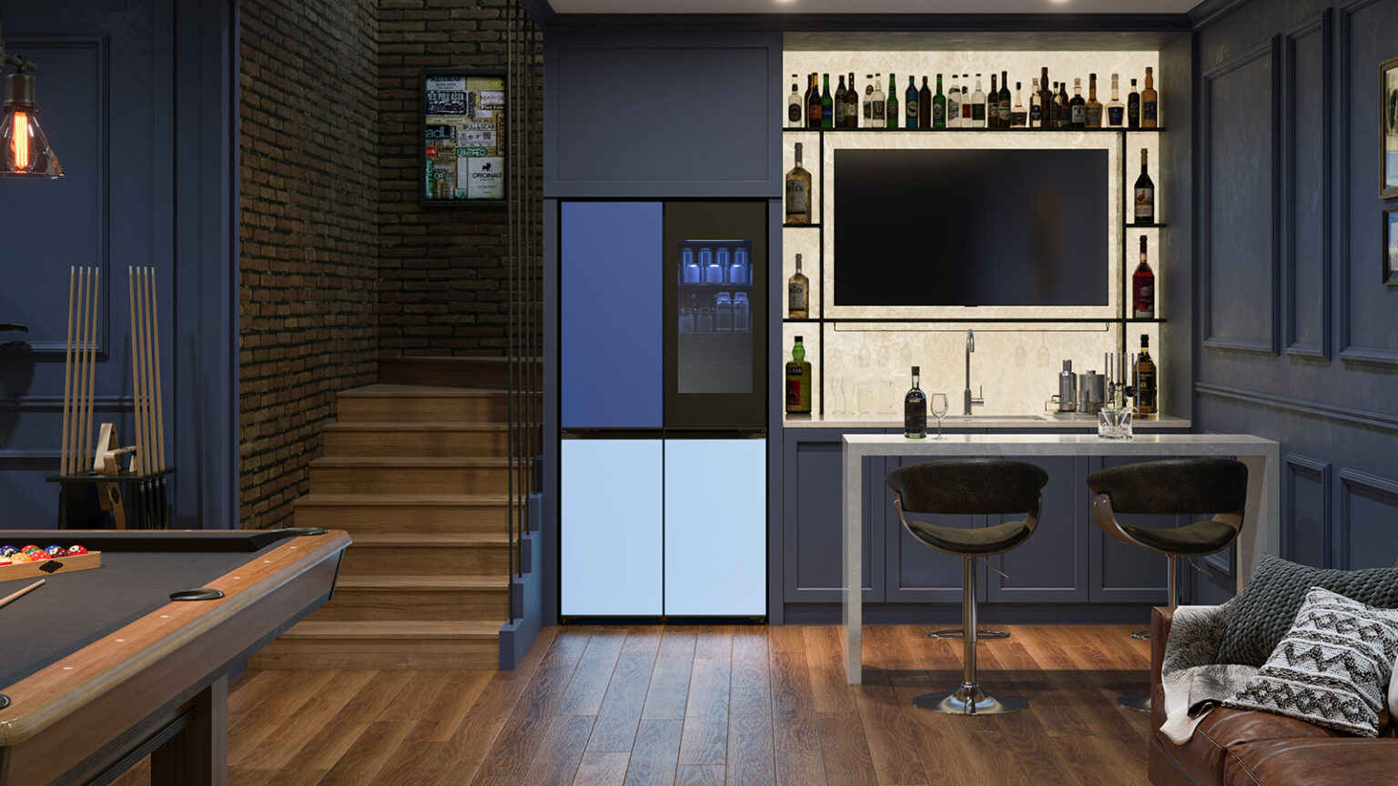 LG InstaView refrigerators: colors, music and revolution in the kitchen